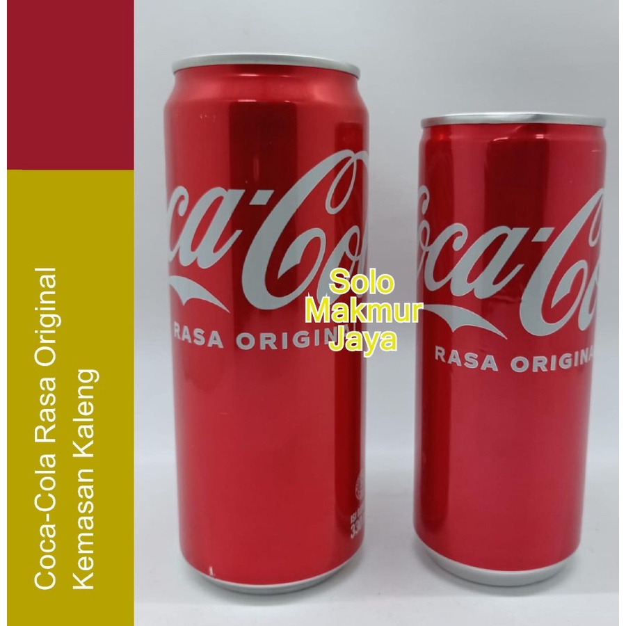 Jual Coca Cola Original / Coca Cola Kemasan Kaleng Ready To Drink ...