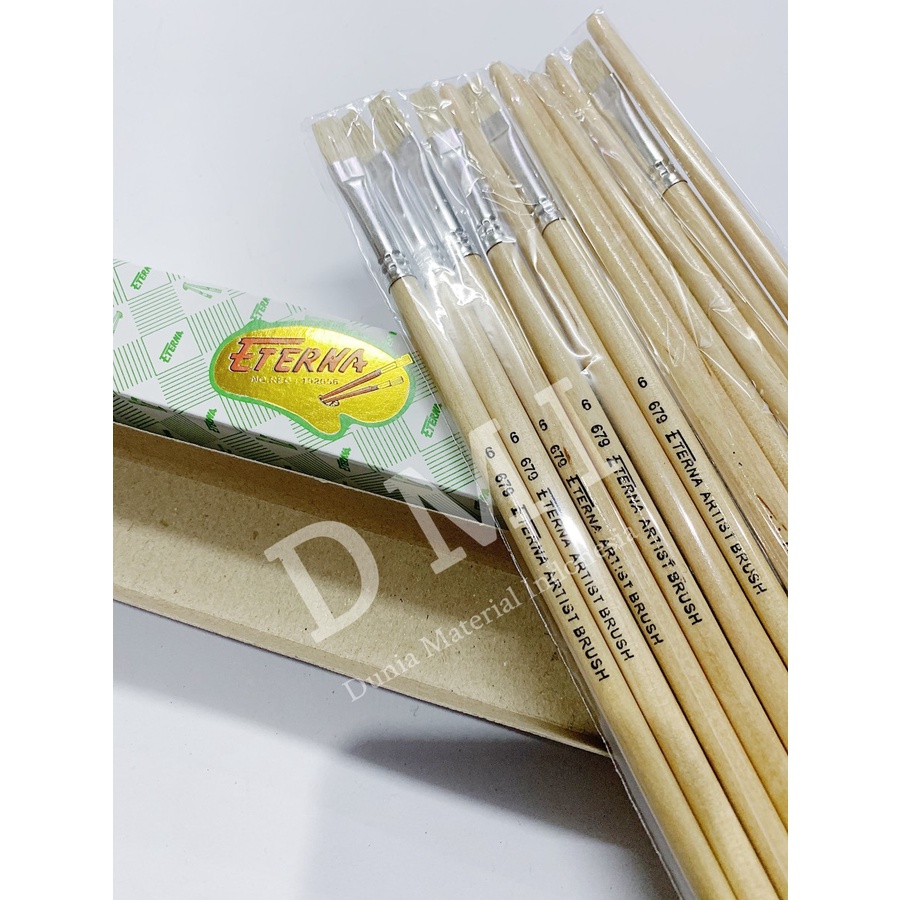 Jual Kuas Gambar Eterna 6 Inch | Kuas Lukis | Artist Paint Brush | ATK ...