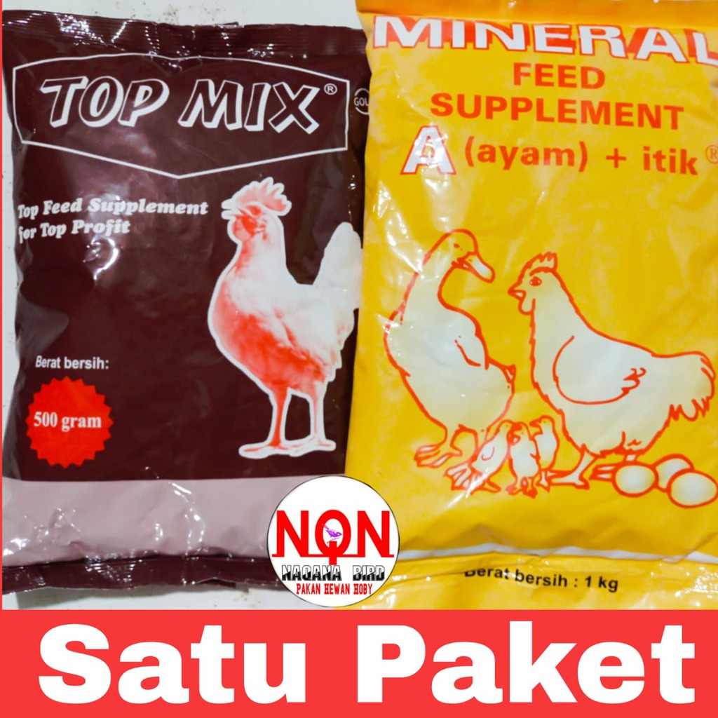 Jual MINERAL + Top MIX Paket Ternak Ungas | Shopee Indonesia