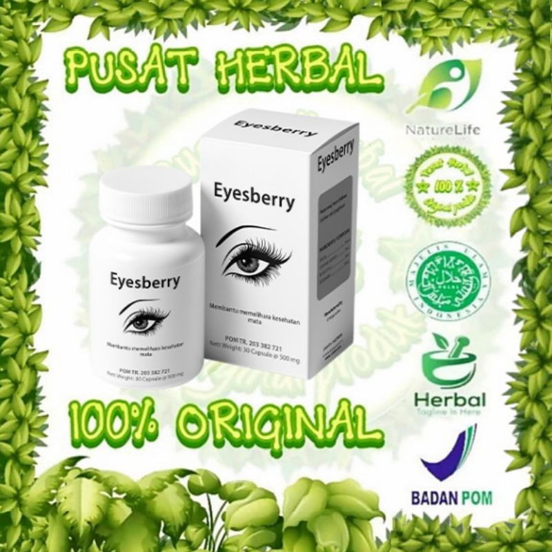 Jual EYESBERRY Obat Mata Minus EYES BERRY ASLI 100% ORIGINAL Vitamin ...