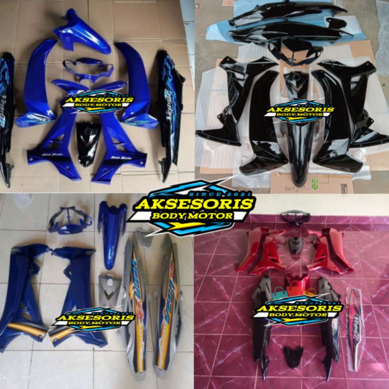 Jual FULL BODY HALUS VEGA R NEW TAHUN 2006-2009 WARNA BIRU HITAM, BIRU ...