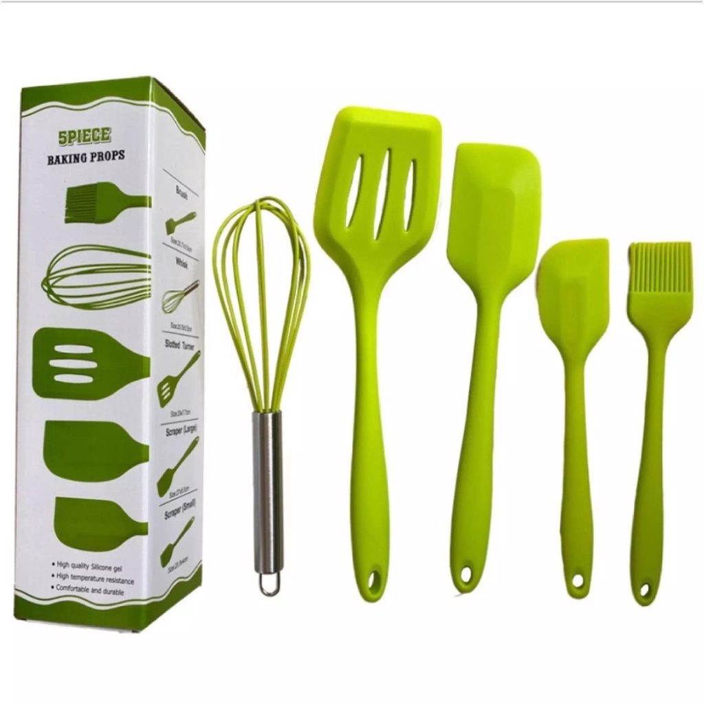 Jual Alat Masak SPATULA SET Bahan Silikon Tahan Panas Silicone Baking ...