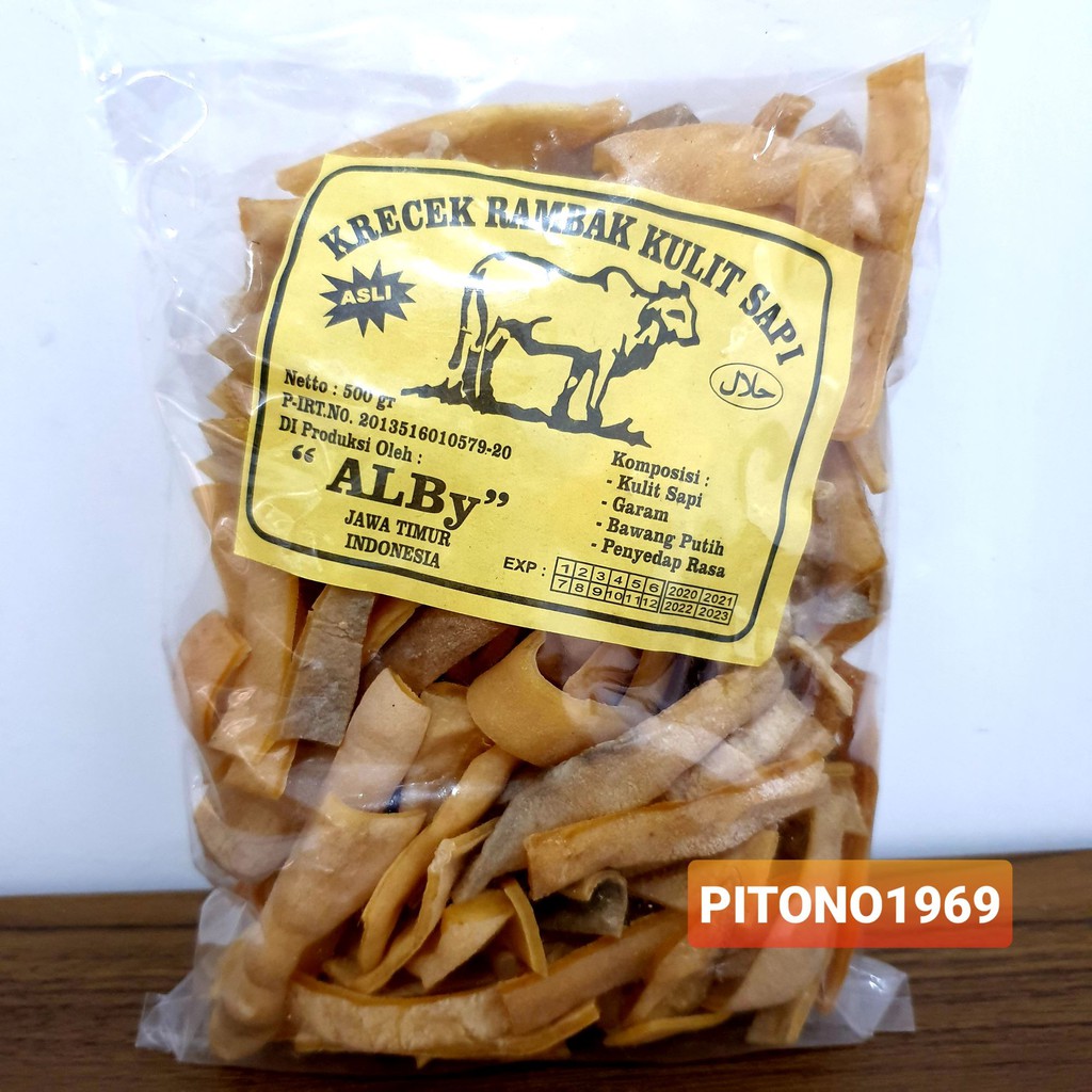 Jual Krecek Rambak Mentah Kulit Sapi ALBY 500gr | Shopee Indonesia