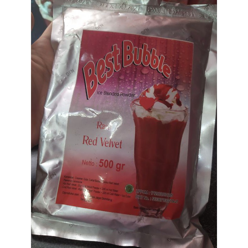 Jual Best Bubble red velvet 500gram | Shopee Indonesia