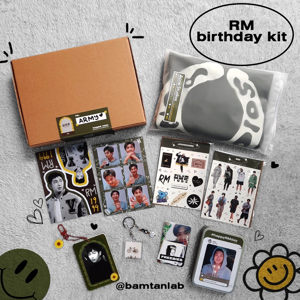 Jual [PRE-ORDER] RM BIRTHDAY KIT by @bamtanlab x @prenustore / NAMJOON ...