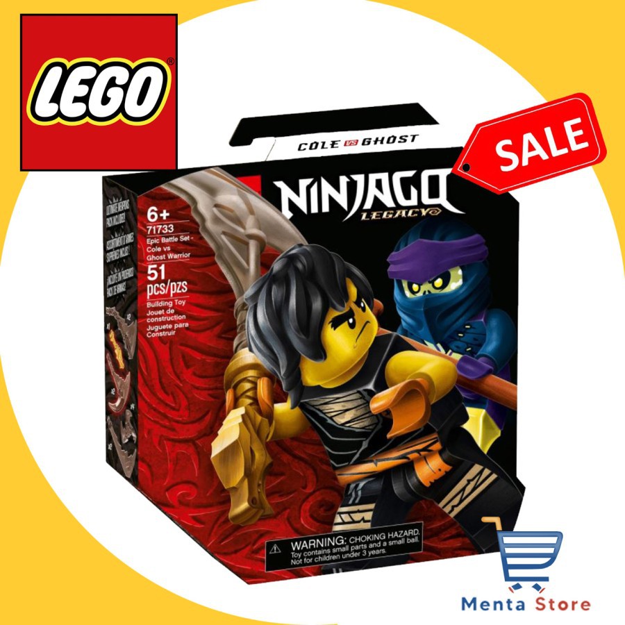 Jual LEGO Ninjago 71733 Epic Battle Set - Cole vs. Ghost Warrior Legacy ...