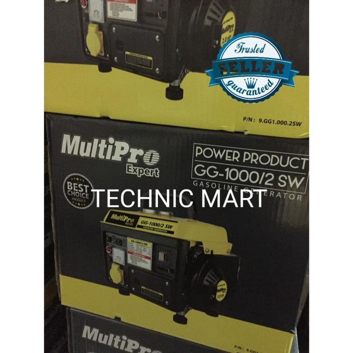 Jual Mesin Genset Listrik 1000 Watt GG-1000/2SW Multipro GG1000/2SW | Shopee Indonesia