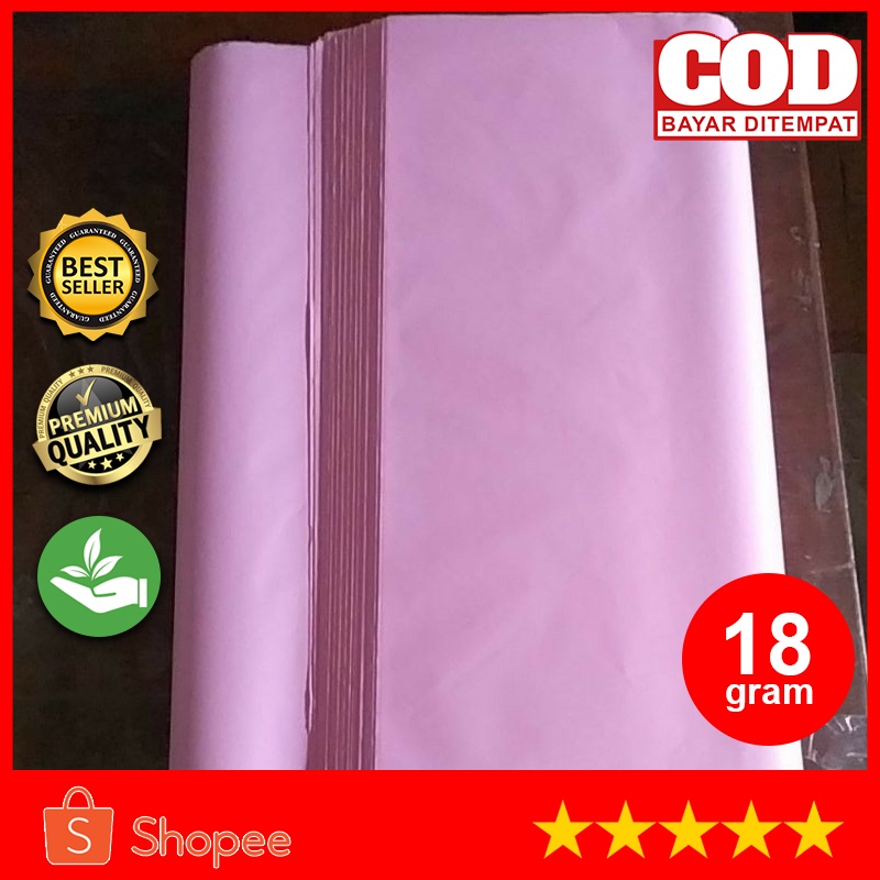 Jual KERTAS TISU LAYANGAN / WARNA PINK / PACKAGING / 18 GSM / UKURAN 41 ...