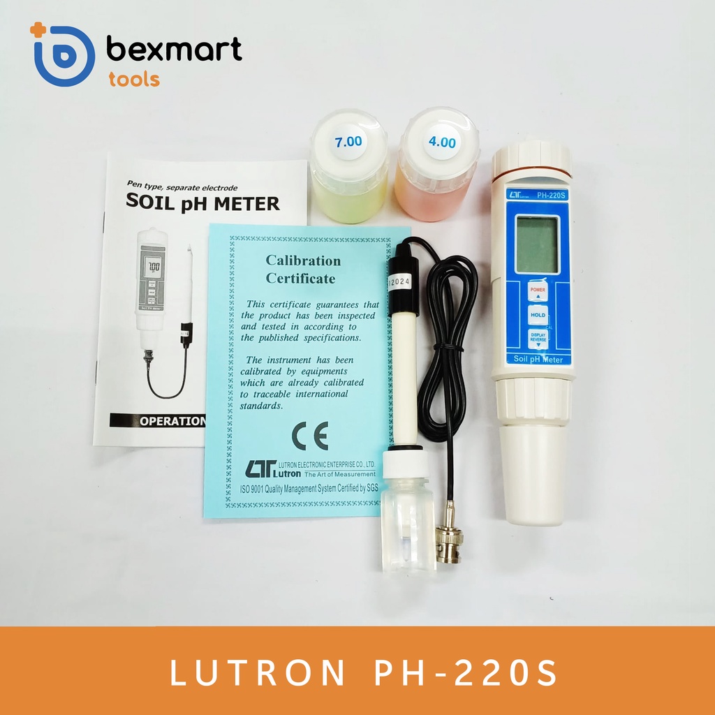 Jual Pen Soil PH Meter Lutron PH-220S/PH220S/PH 220S | Shopee Indonesia