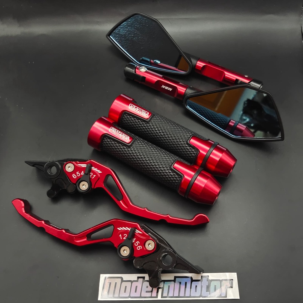 Jual Spion tomok v2 + Handgrip Model rizoma + Handle Cnc Mx king Ninja ...