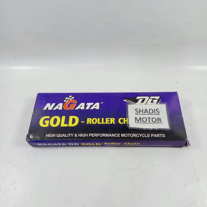 Jual Rantai Motor Merk NAGATA Ukuran 428 H Panjang 150 L Warna Gold ...