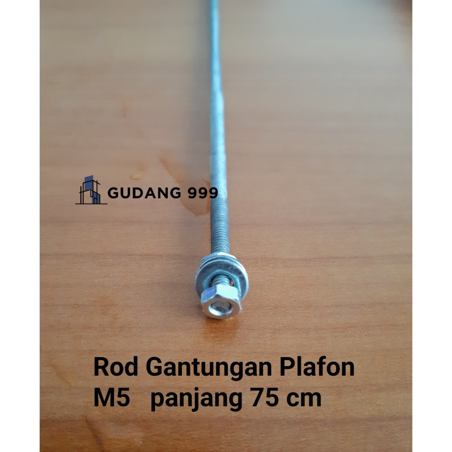 Jual ROD M5 / GANTUNGAN RANGKA 75 CM / SUSPENSION ROD / GANTUNGAN ...