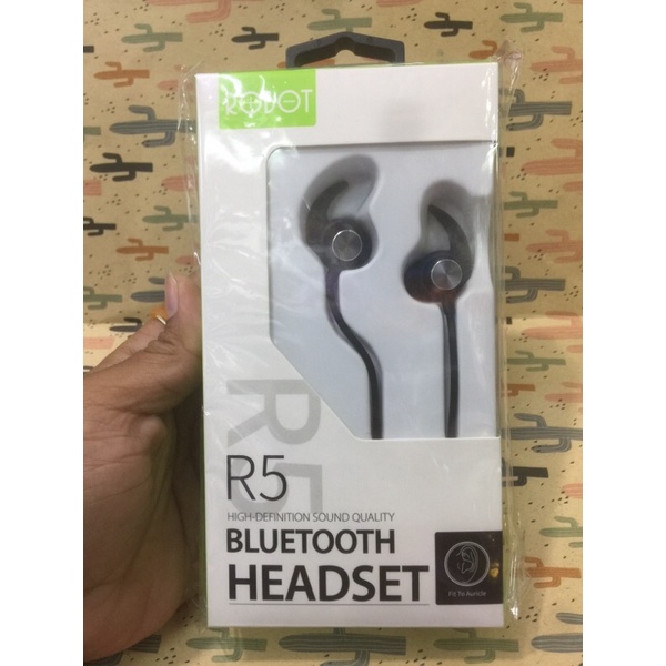 Jual Headset Bluetooth Sport Robot R5 Magnetic Original | Shopee Indonesia