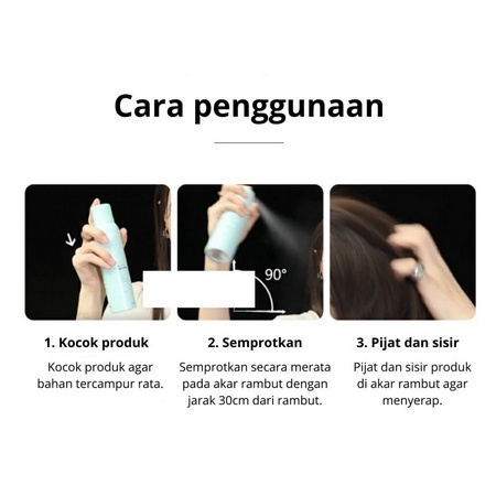 Jual DB Dry Shampoo Semprotan Rambut Kering Untuk Mengembangkan Rambut ...