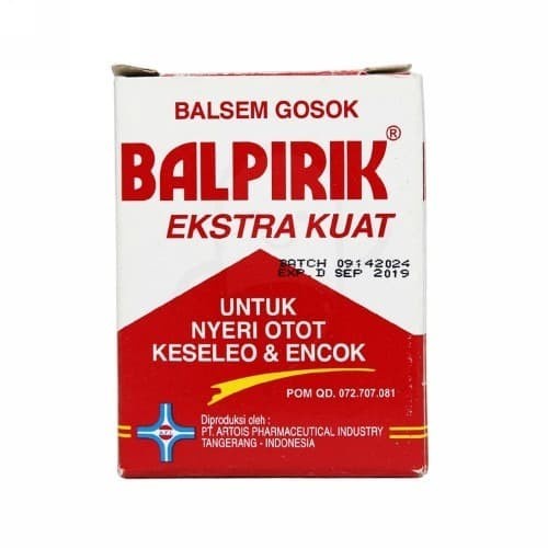 Jual BALPIRIK BALSEM GOSOK EXTRA KUAT MERAH 20 GRAM | Shopee Indonesia