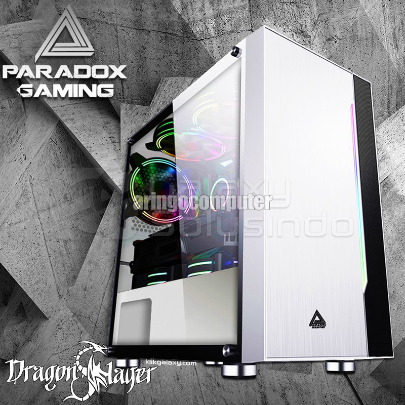Jual Casing Paradox Gaming Dragon slayer white | Shopee Indonesia