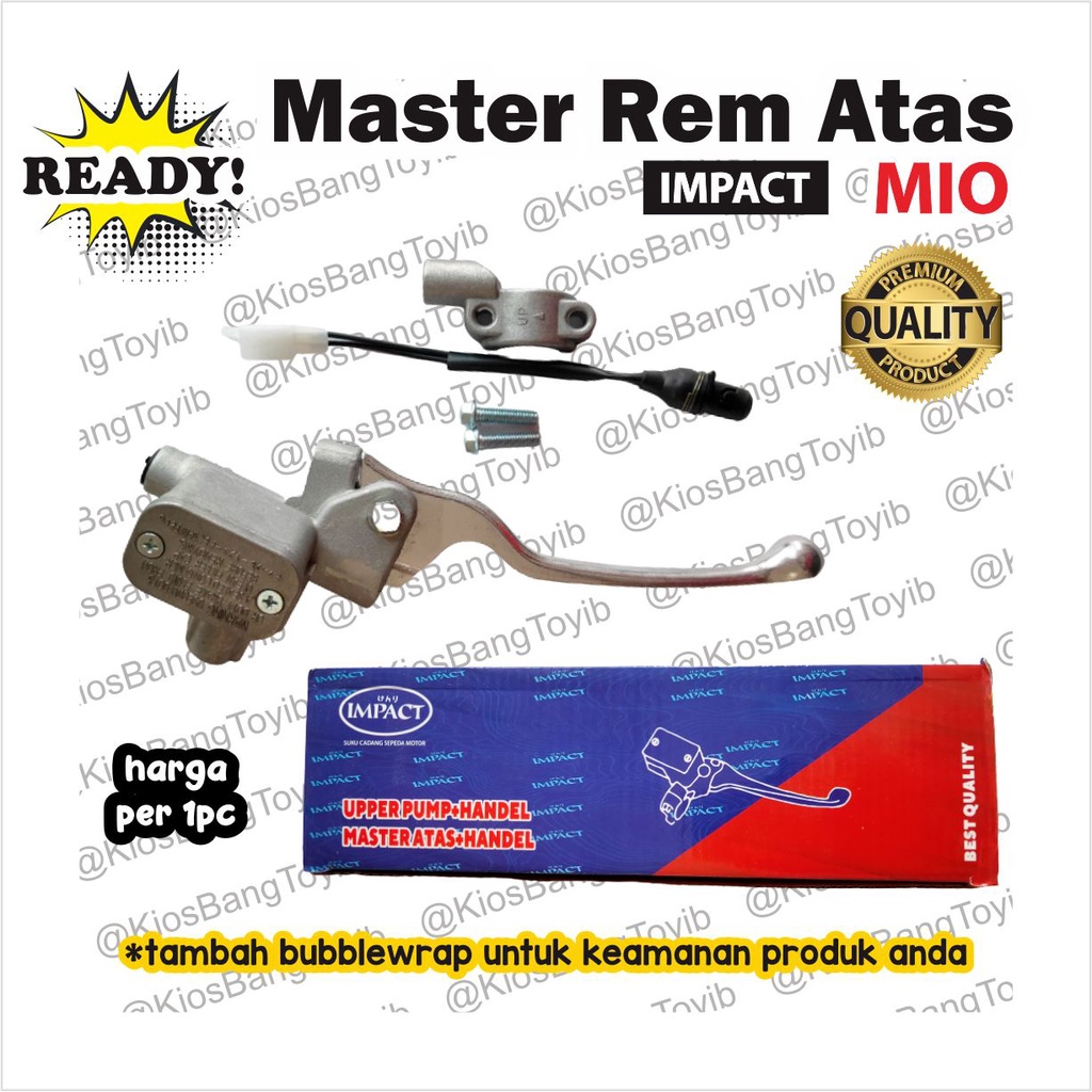 Jual Master Rem Atas (Upper pump) + Handle Yamaha Mio (IMPACT) | Shopee ...