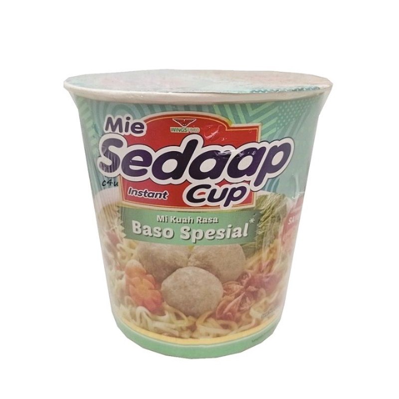 Jual Mie sedaap cup rasa BASO SPESIAL popmie - mi instan sedap kuah ...