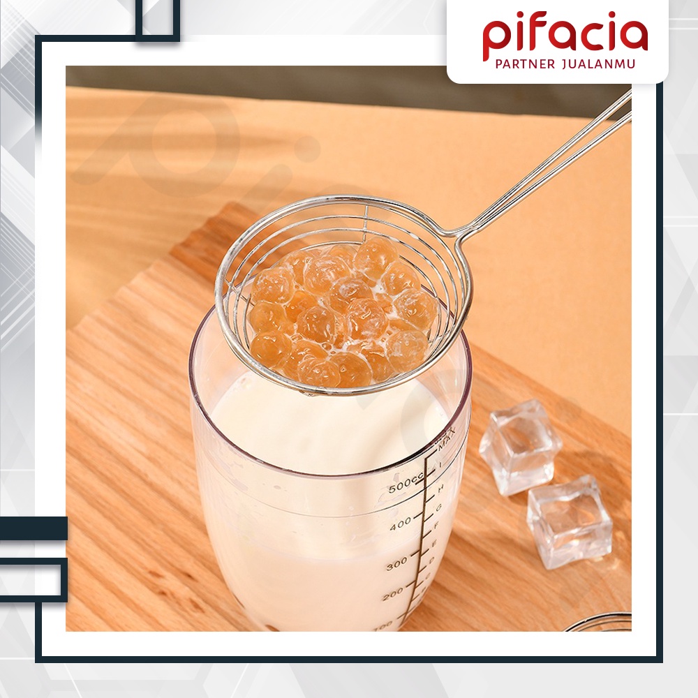 Jual Sendok Boba Topping Panjang Saringan Hotpot Shabu Shabu Stainless ...