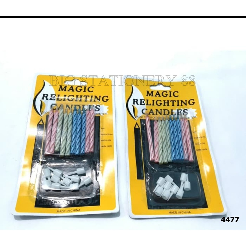Jual Lilin Magic / Lilin Magic Relighting Candles / Lilin Ulang Tahun ...