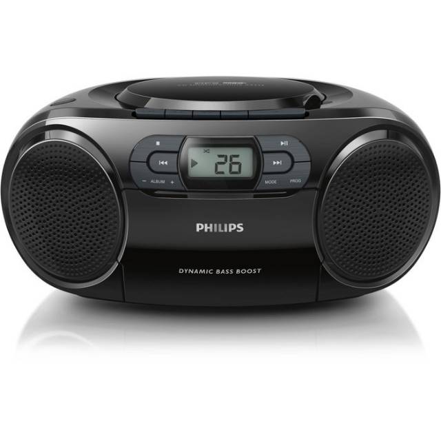 Jual PHILIPS BOOMBOX CD SOUND MACHINE AZ329/61 USB AND KASET PITA LAMA ...