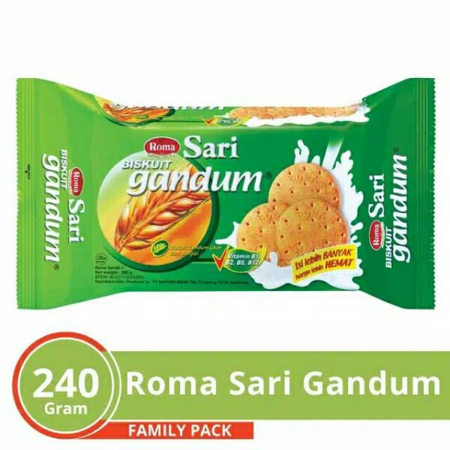 Jual ROMA SARI GANDUM 240G | Shopee Indonesia