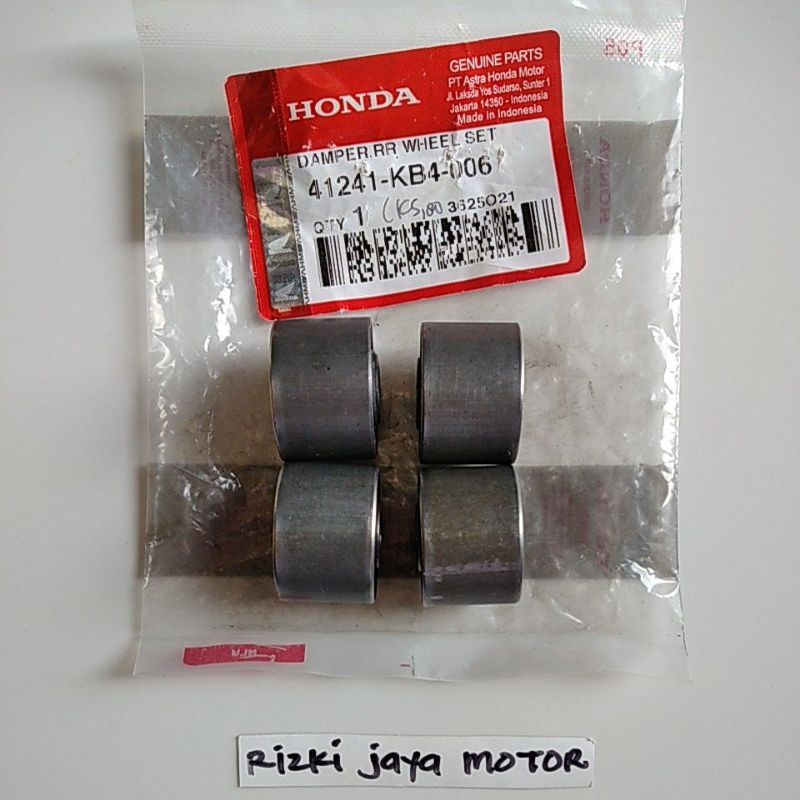 Jual Karet gir damper wheel set tiger 41241-KB4-006 asli AHM | Shopee ...