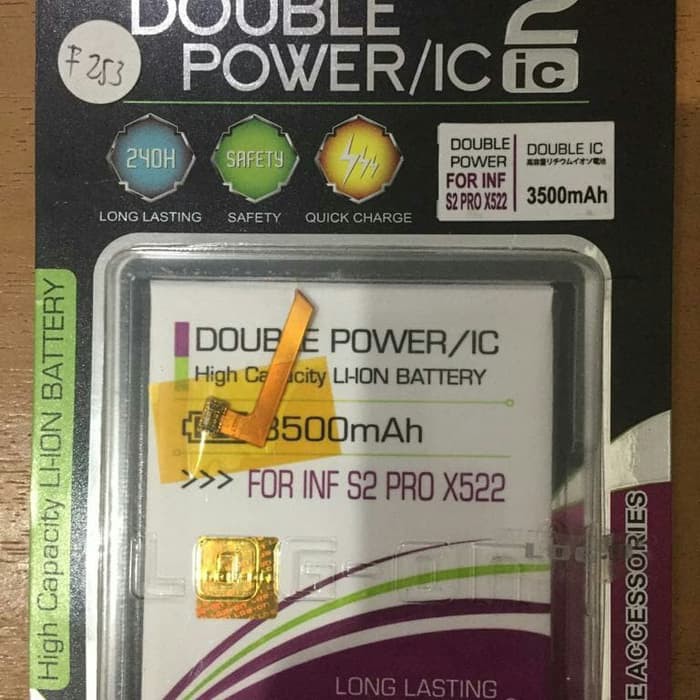 Jual Battery Batre Baterai Double Power IC Log On INFINIX S2 PRO / X522 | Shopee Indonesia