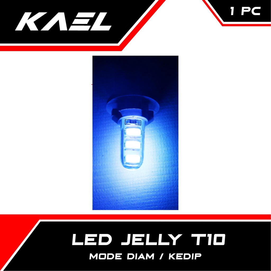 Jual LED Sein Jelly T10 Diam-Flash Lampu Senja-Kota-Sen-Mundur-Speedometer-KM Motor-Mobil Kabin ...