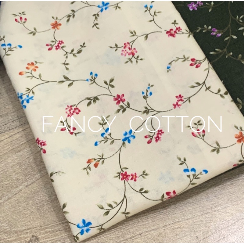 Jual kain katun jepang motif ranting v2021 japan cotton (harga 1/2 mtr ...