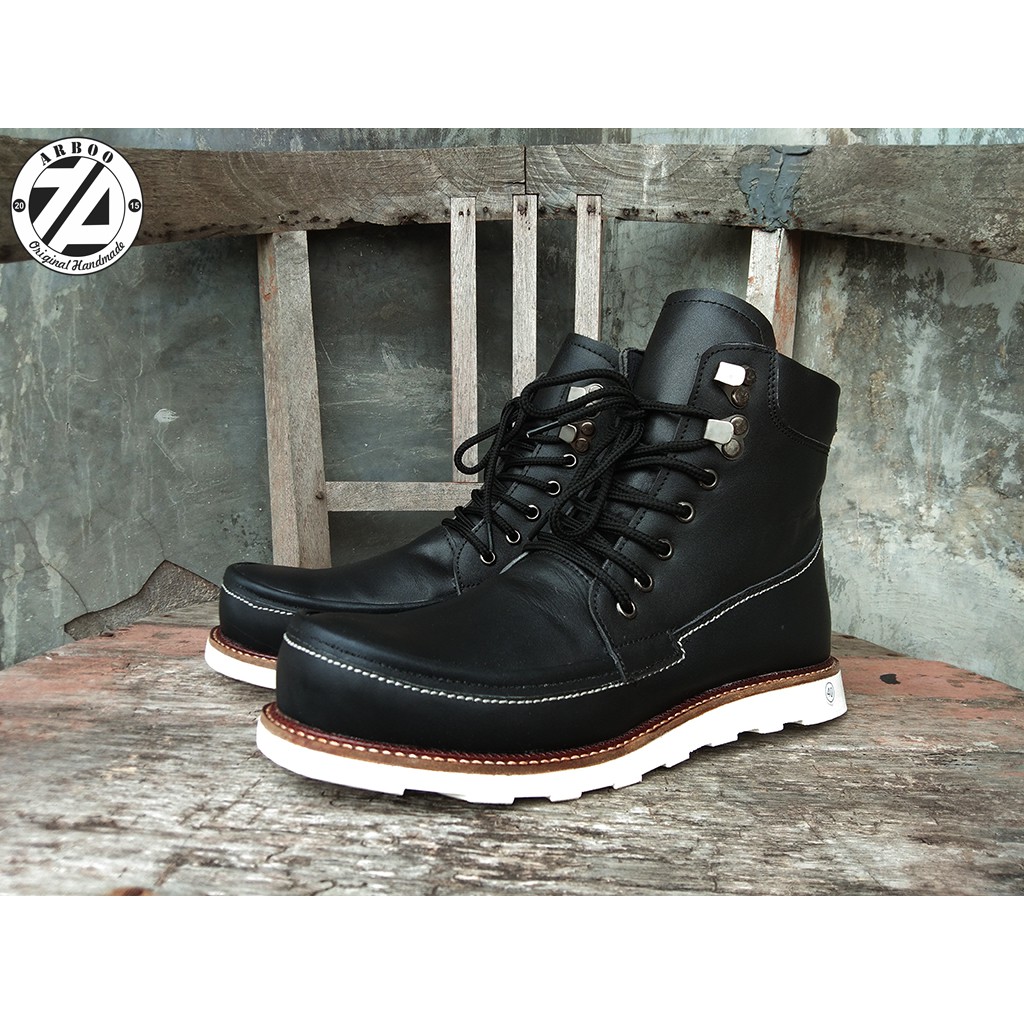 Jual PROMO SEPATU SAFETY BOOT REDWING 8.inci SEPATU KULIT MAHAL KULIT ...