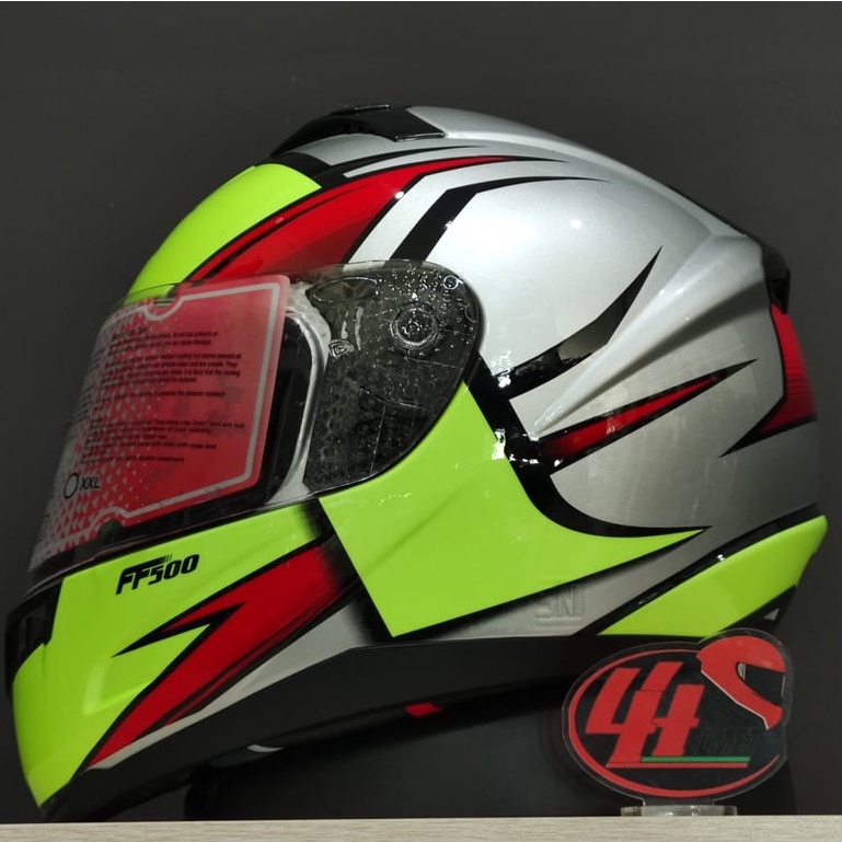 Jual RSV FF500 Hayam Silver helm full face helm motor helm rsv helm ...