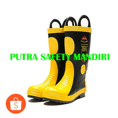 Jual HARVIK FIRE RANGGER BOOT SEPATU SAFETY REGU PEMADAM KEBAKARAN ...