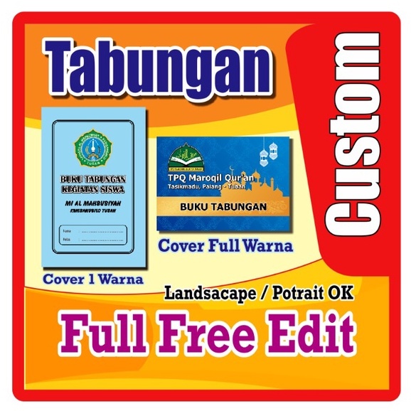 Jual Buku Saku Custom, Buku Tabungan , Buku Tabungan Model Lipat DLL ...