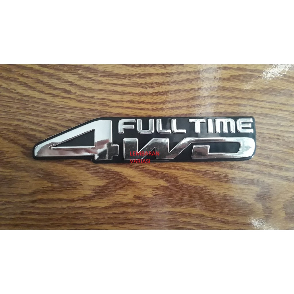 Jual Emblem Full Time 4 WD Mobil Land Cruiser VX 80 Diesel | Shopee ...