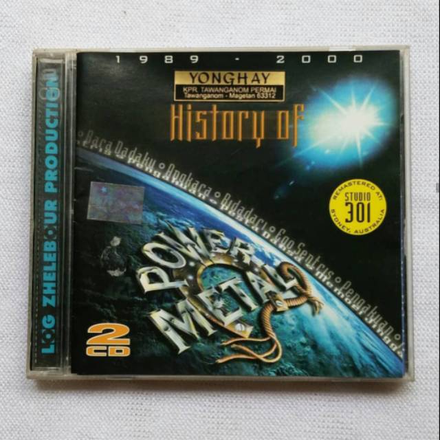 Jual CD Power Metal album History of / The Best, Original Bekas, isi 2 ...