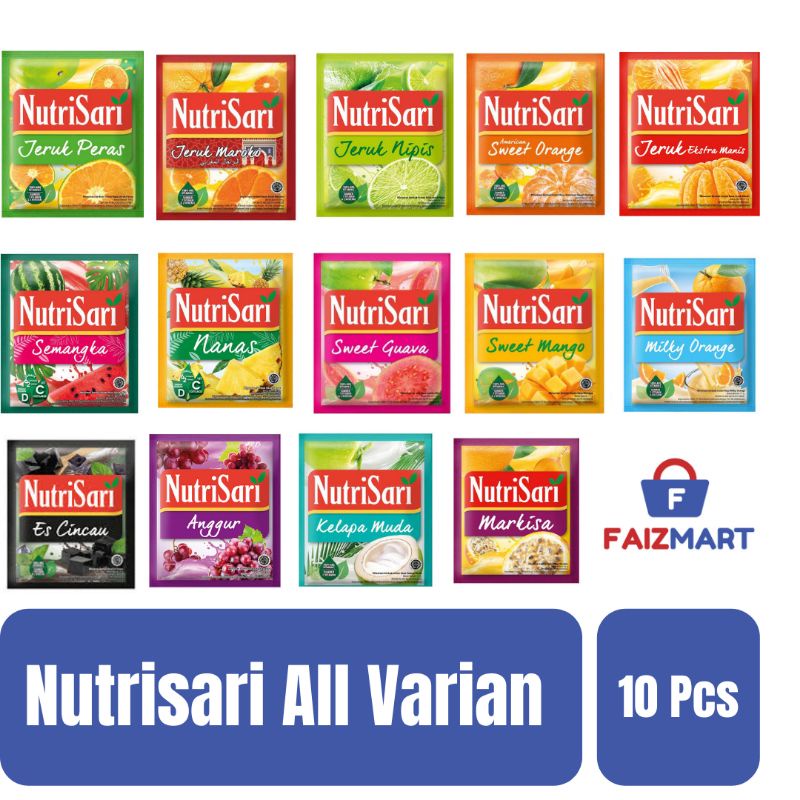 Jual Nutrisari renceng All variant (10pcs) | Shopee Indonesia