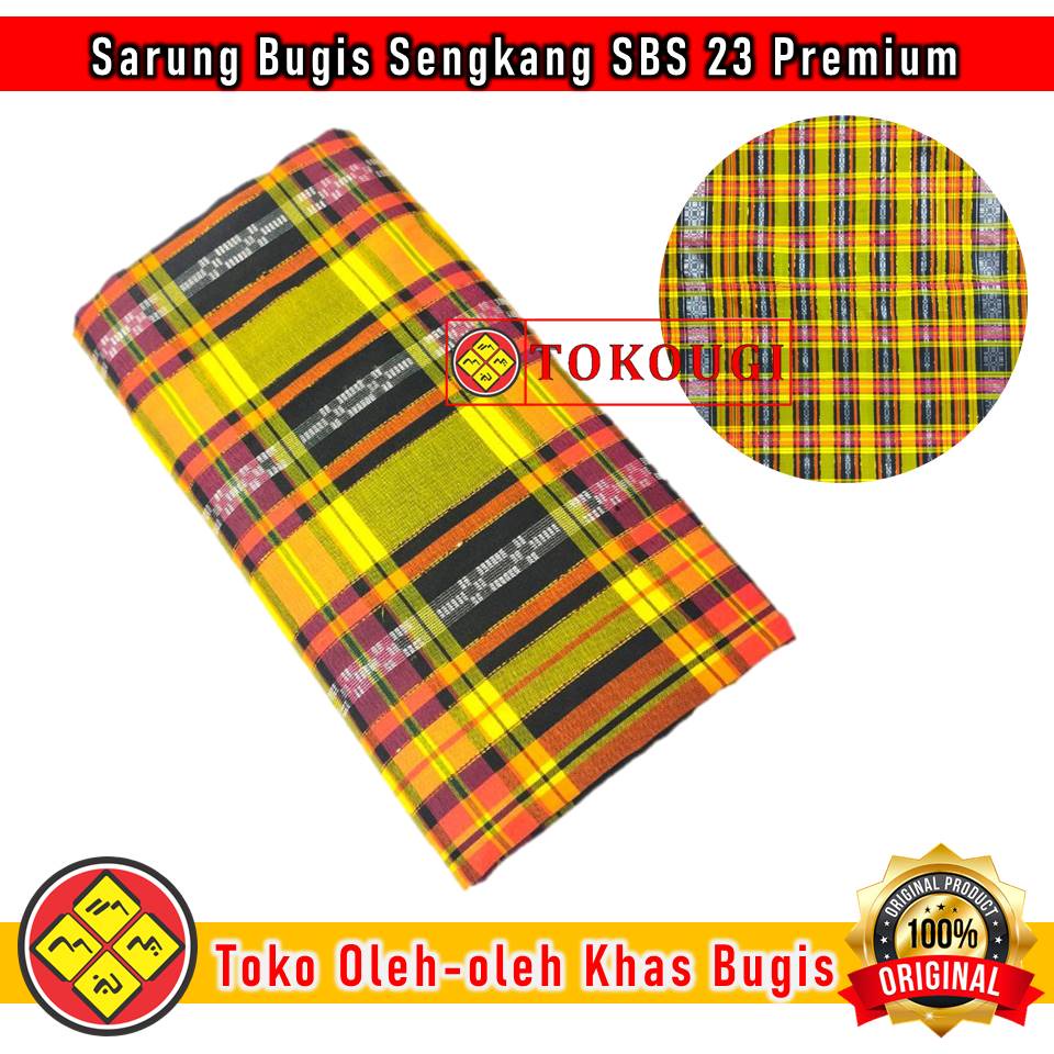 Jual Sarung Tenun Bugis Makassar Khas Sengkang Type SBS 23 Premium ...