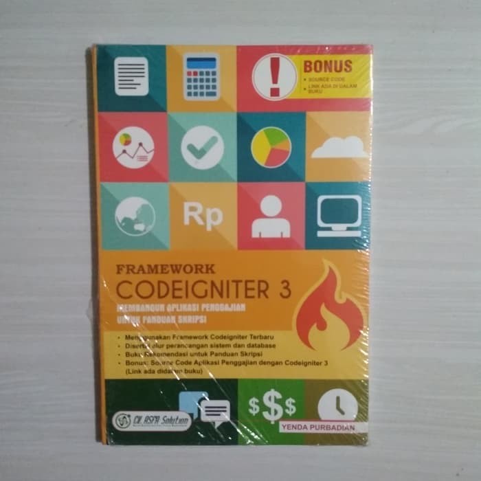 Jual Buku Framework codeigniter 3 membangun aplikasi penggajian ...