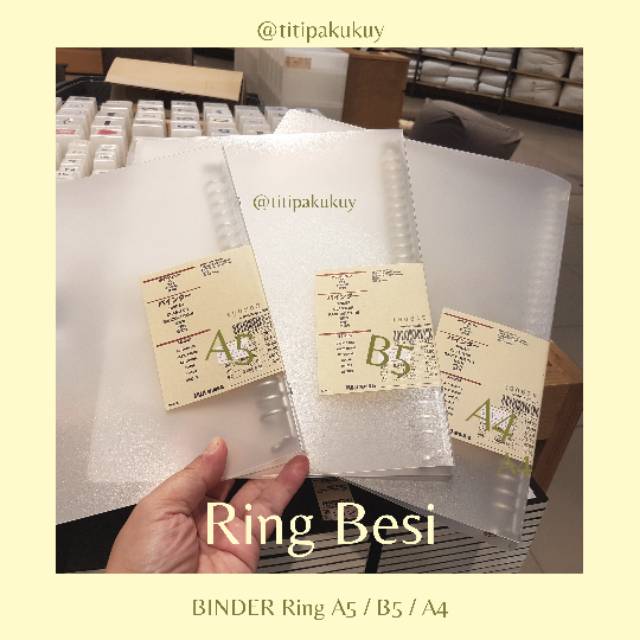 Jual Binder MUJI A4 / B5 / A5 | Shopee Indonesia
