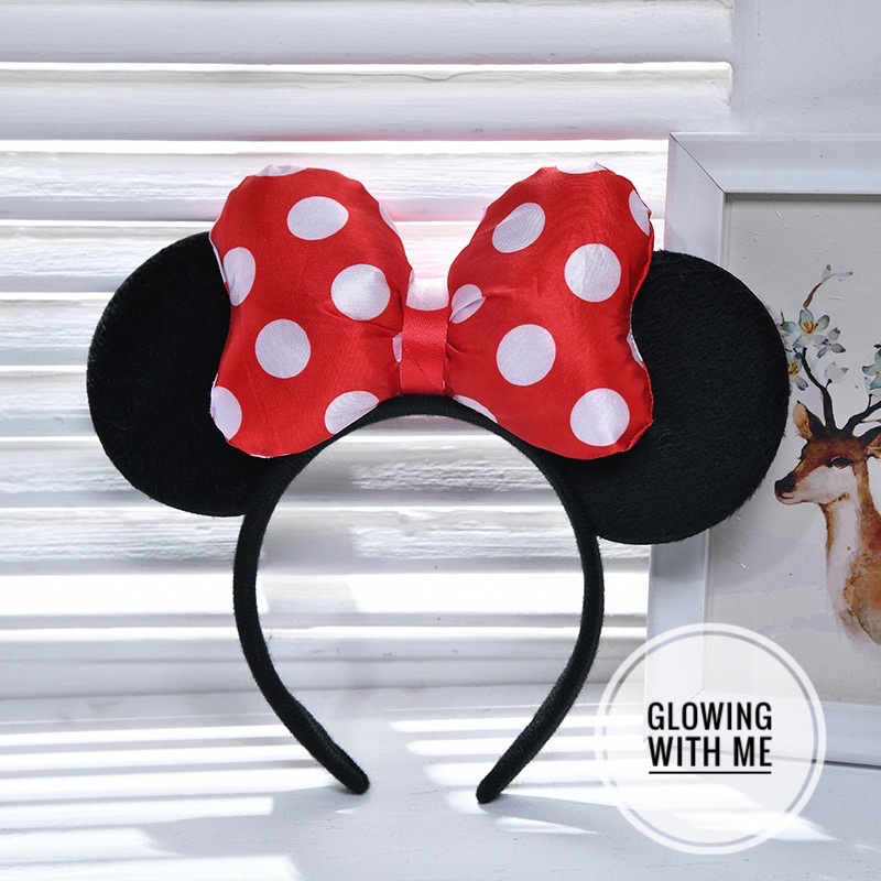 Jual Minnie / Mickey Mouse - bandana lucu/bando cuci muka lucu/headband ...