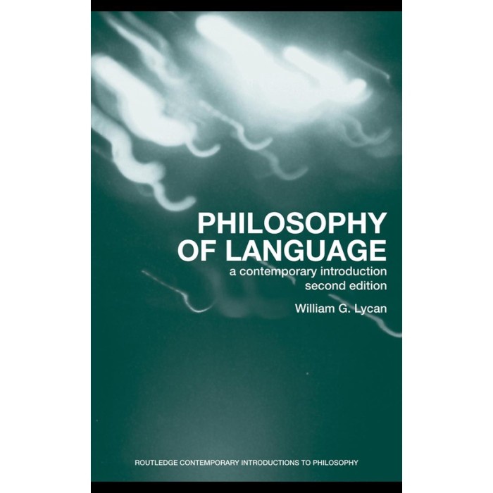 Jual Buku Philosophy of Language - A Contemporary Introduction William ...