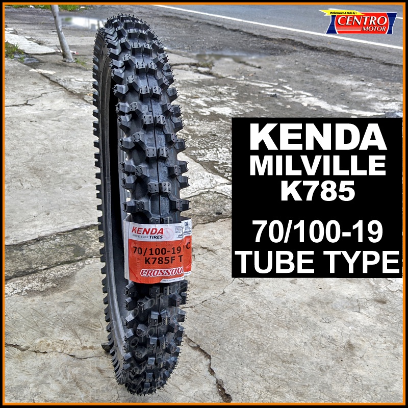 Jual BAN CROSS KENDA MILVILLE II K785F 70/100-19, Cocok untuk Ban Depan ...