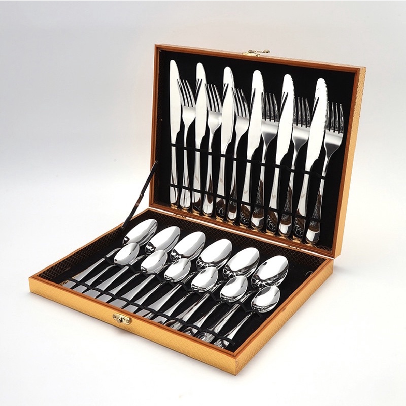 Jual SENDOK SULTAN SET / CUTLERY SET PREMIUM DENGAN BOX GOLD / SENDOK ...