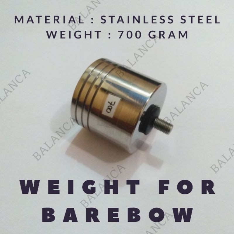 Jual Weight Barebow 700gram Stainless Steel - Pemberat Busur Panah Bare ...