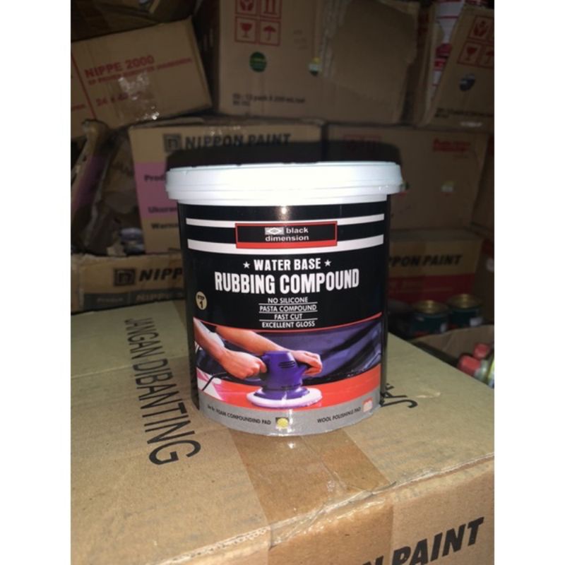 Jual Rubbing Compound Water Base Black Dimension | Shopee Indonesia