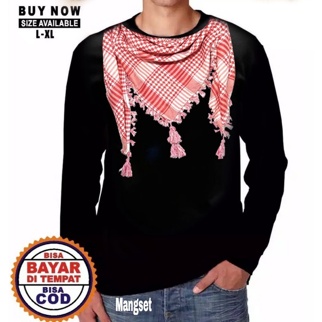 Jual Kaos sorban panjang 3D motif sablon gambar keren | Shopee Indonesia