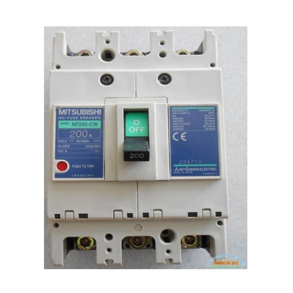 Jual MCCB NFB breaker Mitsubishi NF-250CW NF250CW NF250-CW 250A ...