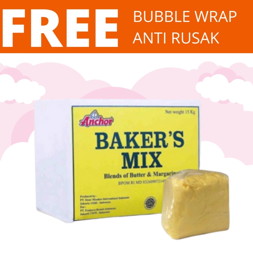 Jual Butter anchor repack 1kg/anchor bakkers mix | Shopee Indonesia
