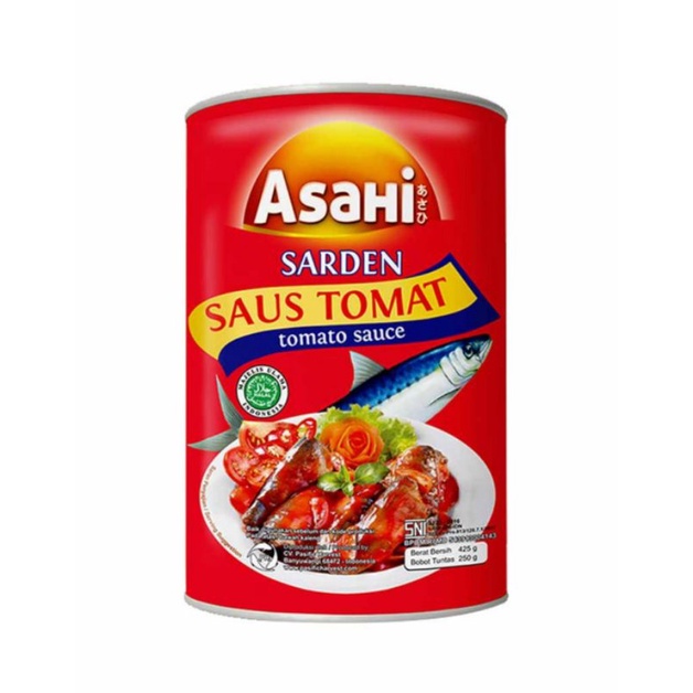 Jual Asahi Sarden Saos Pedan dan Saos Tomat 425gr | Shopee Indonesia